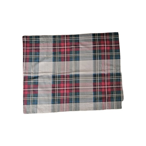 Cuddl Duds | Bedding | Cuddl Duds Tan Red Tartan Plaid Flannel Pillow ...